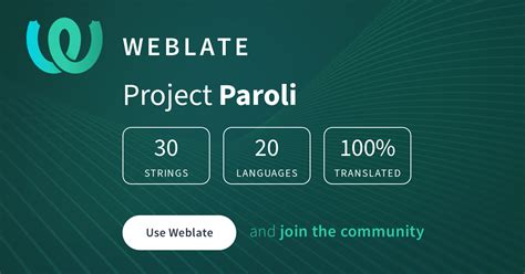 Paroli English Codeberg Translate