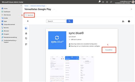 How Do I Distribute The Syncblue® App For Android Via Microsoft Intune