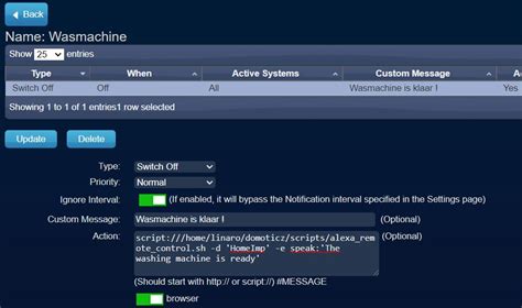 Managing Devices Domoticz