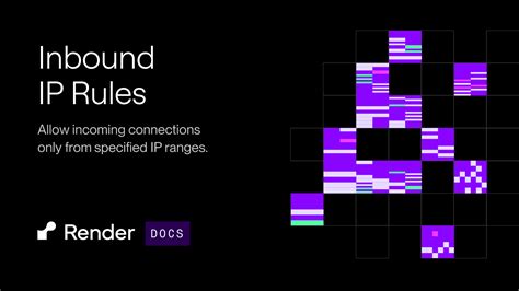 Inbound Ip Rules Render Docs