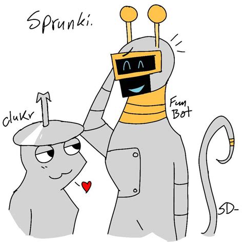 Sprunki Verse Shots Clukr And Fun Bot By Sparklebagel489 On Deviantart