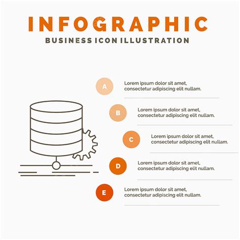 Algorithm Chart Data Diagram Flow Infographics Template For 3d Arrow