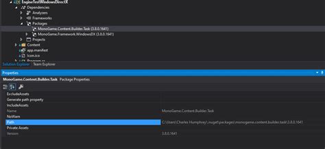 Monogame 38 Monogamecontentbuildertask Breaks My Project
