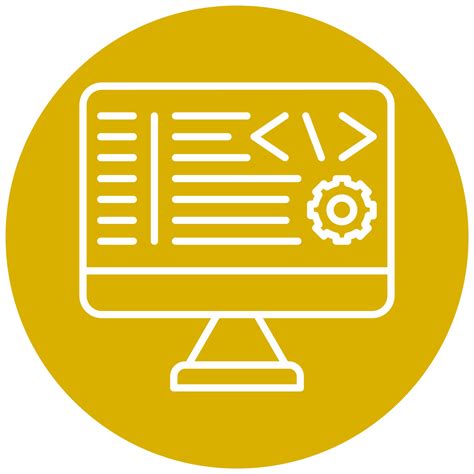 Back End Development Icon Style 22041211 Vector Art At Vecteezy