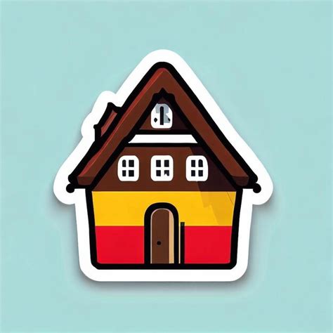 Premium Photo Residential Building Sticker