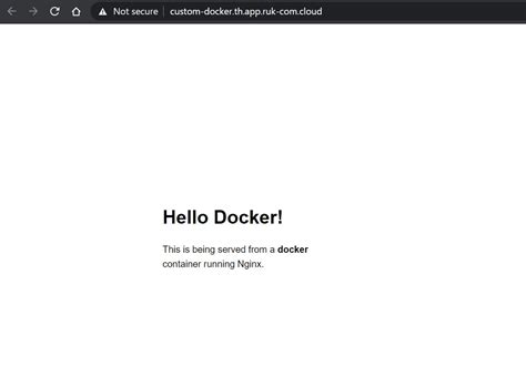 Custom Containers Deployment คู่มือการใช้งาน Ruk Com Cloud Paas