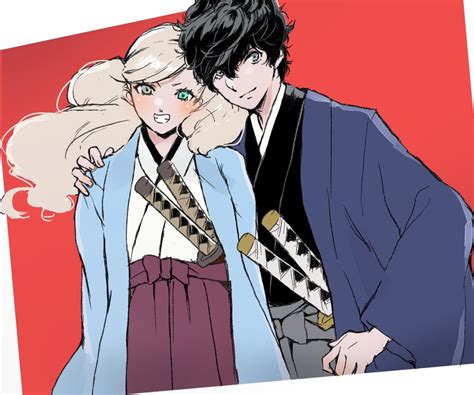 Amamiya Ren And Takamaki Anne Persona And 1 More Drawn By Kamemisaki