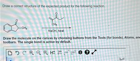 Solved Draw A Correct Structure Of The Expected Product For