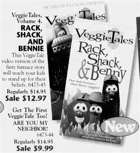 Veggietales Are You My Neighbor Vhs 1998