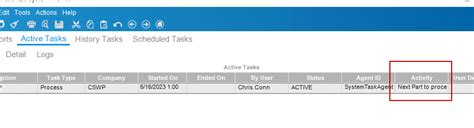 Updating Task Status Kinetic Erp Epicor User Help Forum