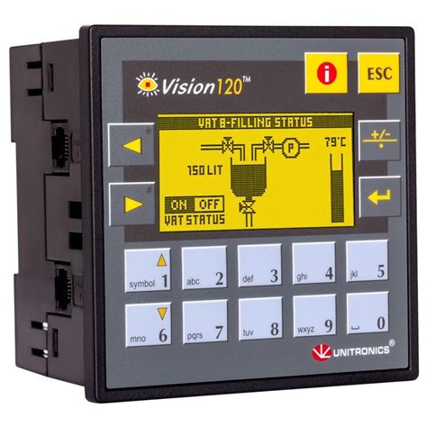 Programmable Logic Controller Vision120 With Integrated Hmi