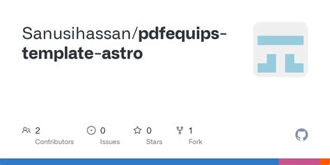 Github Sanusihassanpdfequips Template Astro