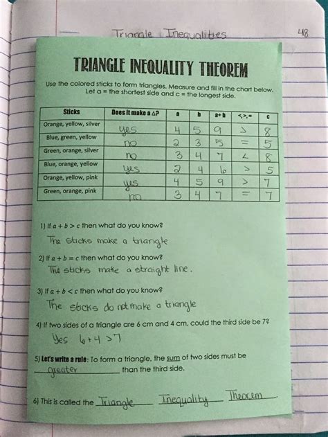 Misscalcul8 Geometry Unit 4 Triangles Interactive Notebook Geometry Lessons Math Geometry