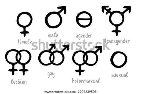 Vector Set Few Symbols Genders Sexual Stock Vector Royalty Free Shutterstock