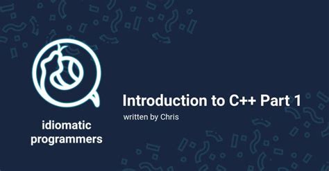 Tanseer Saji On Linkedin Introduction To C Part 1 Idiomatic