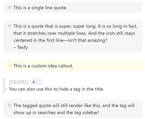 Callouts Without Title Share And Showcase Obsidian Forum