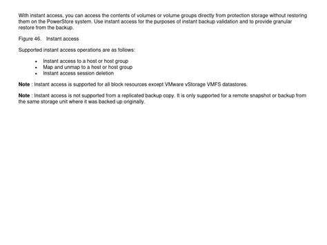 Performing Instant Access With Data Manager Dell Powerprotect Data Manager Data Protection