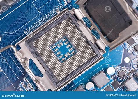 CPU Socket Stock Photo Image Of Vertical Hardware Closeup 13506762