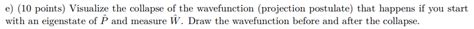 Solved E 10 Points Visualize The Collapse Of The