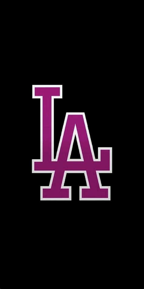 Pink Dodgers Logo
