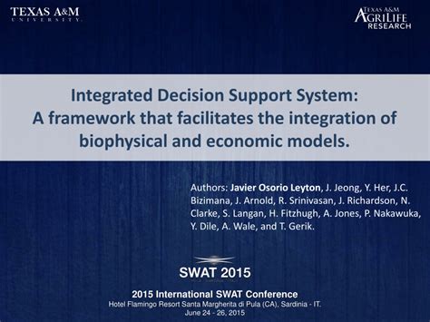 Pdf Integrated Decision Support System A Framework That Facilitates The Integration Of