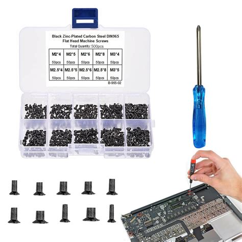 500pcs Computer Screw Set Computer Screws Motherboard Standoffs Screws Kit Laptop Micro
