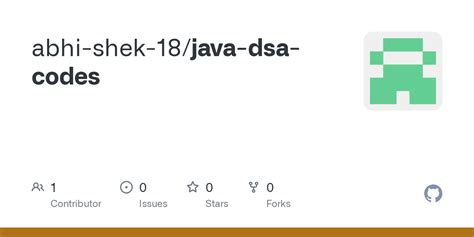 github abhi shek 18 java dsa codes
