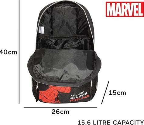 Fully Licensed Spiderman Black Backpack Pk Of 3 Direct Discount Clothing