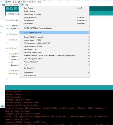 Debugging Arduino Errors With The Esp8266 Exception Decoder