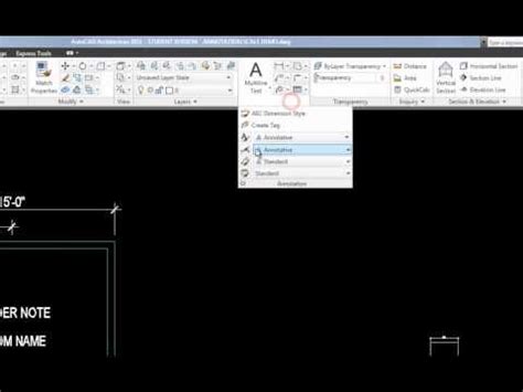ANNOTATION SCALE Working With Annotations Scale Autocad Annotation Lesson