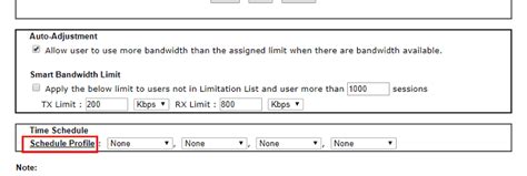 How To Use Bandwidth Limit DrayTek