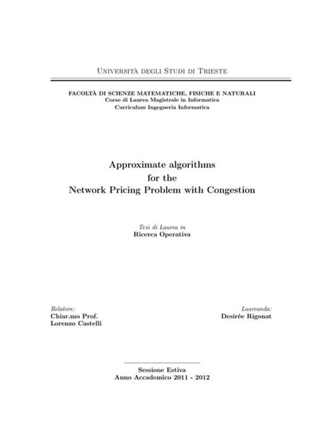 Approximate Algorithms For The Network Pricing Problem With Congestion