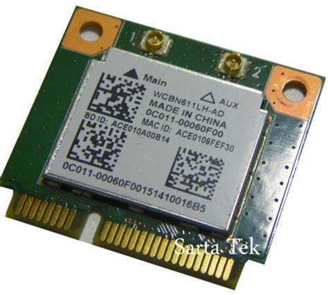 New Asus 0C011-00060F00 Realtek RTL8723BE 802.11bgn + BT PCIe Half ...