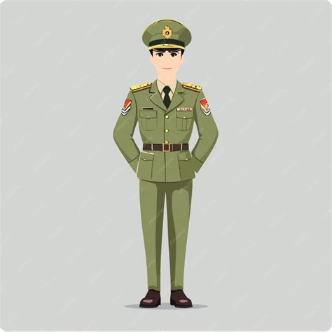 Premium Vector Military Uniform Vector On White Background