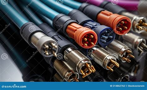 Color Cable Connector Stock Illustration Illustration Of Versatility 314862762