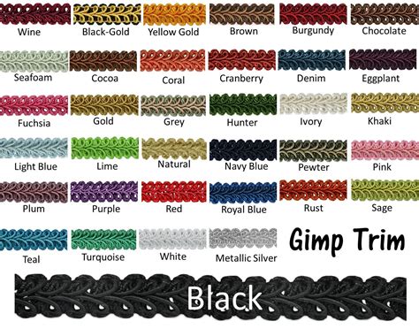 Gimp Fabric Etsy