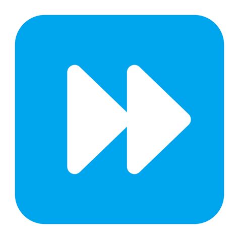 Fast Forward Button Flat Icon Fluentui Emoji Flat Iconpack Microsoft