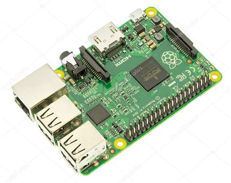 Raspberry Pi Model B Board Isolated On White Stock Editorial Photo Photogearch