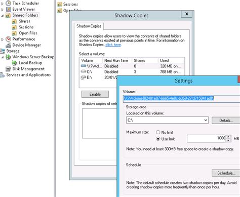 Dell Poweredge Windows Server Backup Fails There Is Not Enough Disk Space To Create The