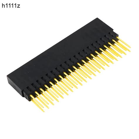 Conector Gpio 2x20 Pin 40pin Cabe A Extra Alta F Mea De Empilhamento Para Raspberry Pi 