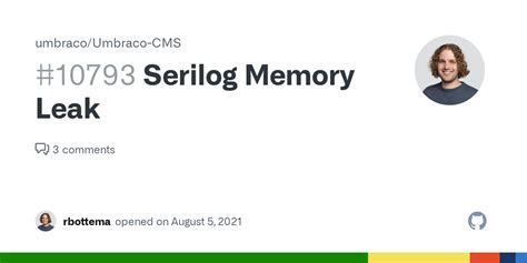 Serilog Memory Leak · Issue 10793 · Umbracoumbraco Cms · Github