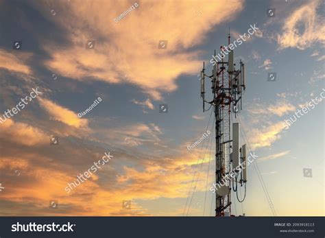 658 Telecom Tower Night Images Stock Photos Vectors Shutterstock