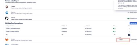 Xray 9123 Delete Of Remote Trigger Configuration Doesnt Ask For
