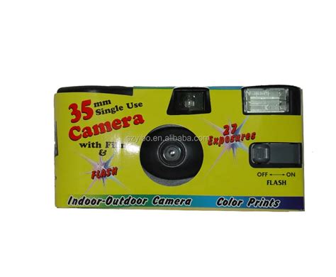 Single Use Camera 35mm Film Camera With Flash And Film