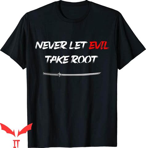 Otoya Yamaguchi T Shirt Never Let Evil Take Root Sword Tee
