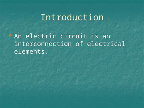pptx basic concepts of dc circuits introduction an electric circuit