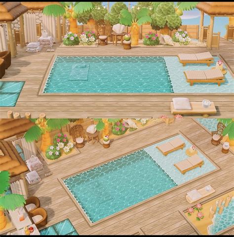 Tropical Beach Design For Animal Crossing Island