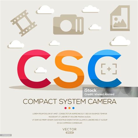 Csc Compact System Camera Stock Illustration Download Image Now