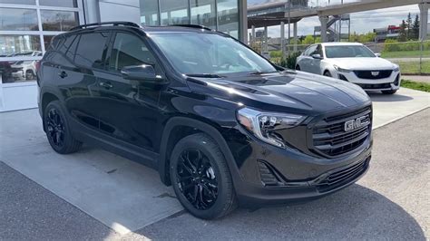 Black 2020 Gmc Terrain Sle Review Gsl Gm City Calgary Youtube