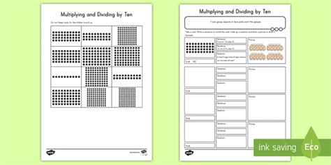 Multiplying And Dividing By Worksheet Worksheet